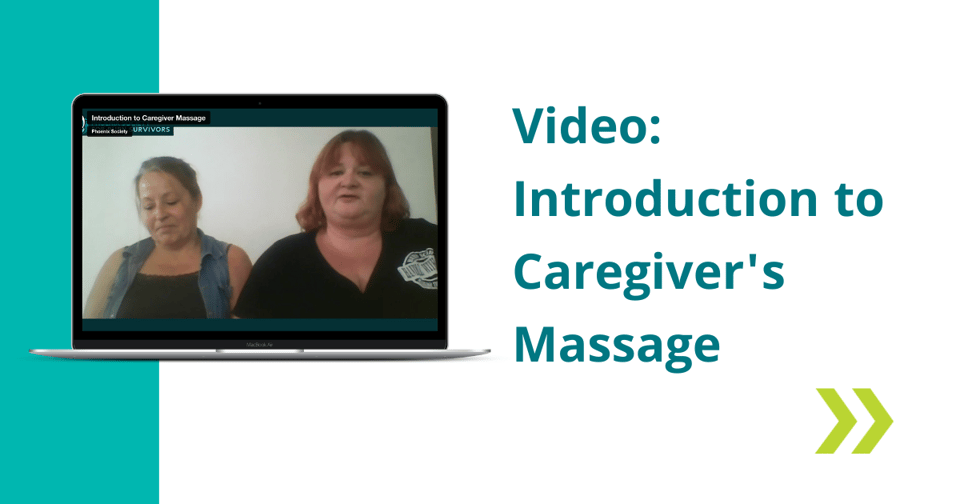 Video Introduction To Caregivers Massage